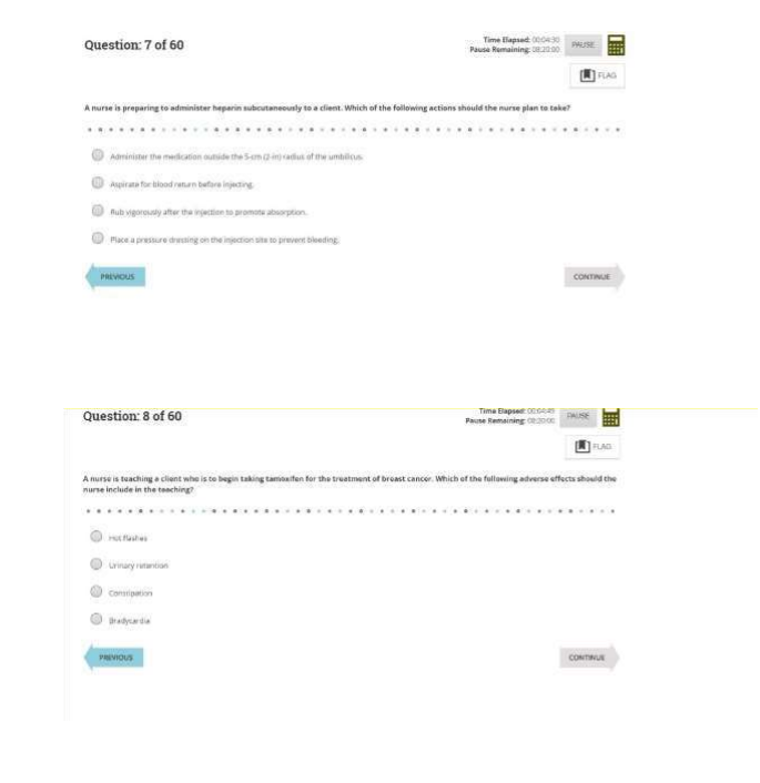 A TI RN ATI PHARMACOLOGY ACTUAL SCREENSHOT EXAM 2024-2025 (60 Questions ...